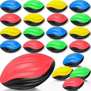 Amazon.com: Jerify 20 Pack Mini Footballs Bulk 7 Inch Small Toy ...