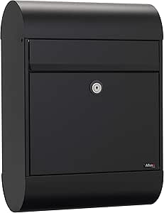 Allux 6000 Sk Letter Box, Black, one Size : Amazon.co.uk: DIY & Tools