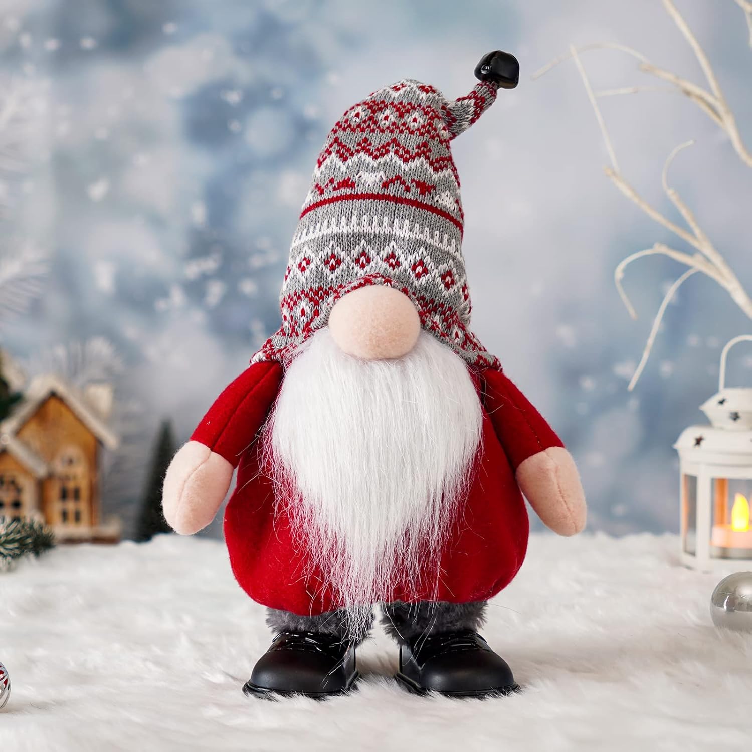Amazon.com: USILAND Christmas Gnome with Music, Singing Dancing ...