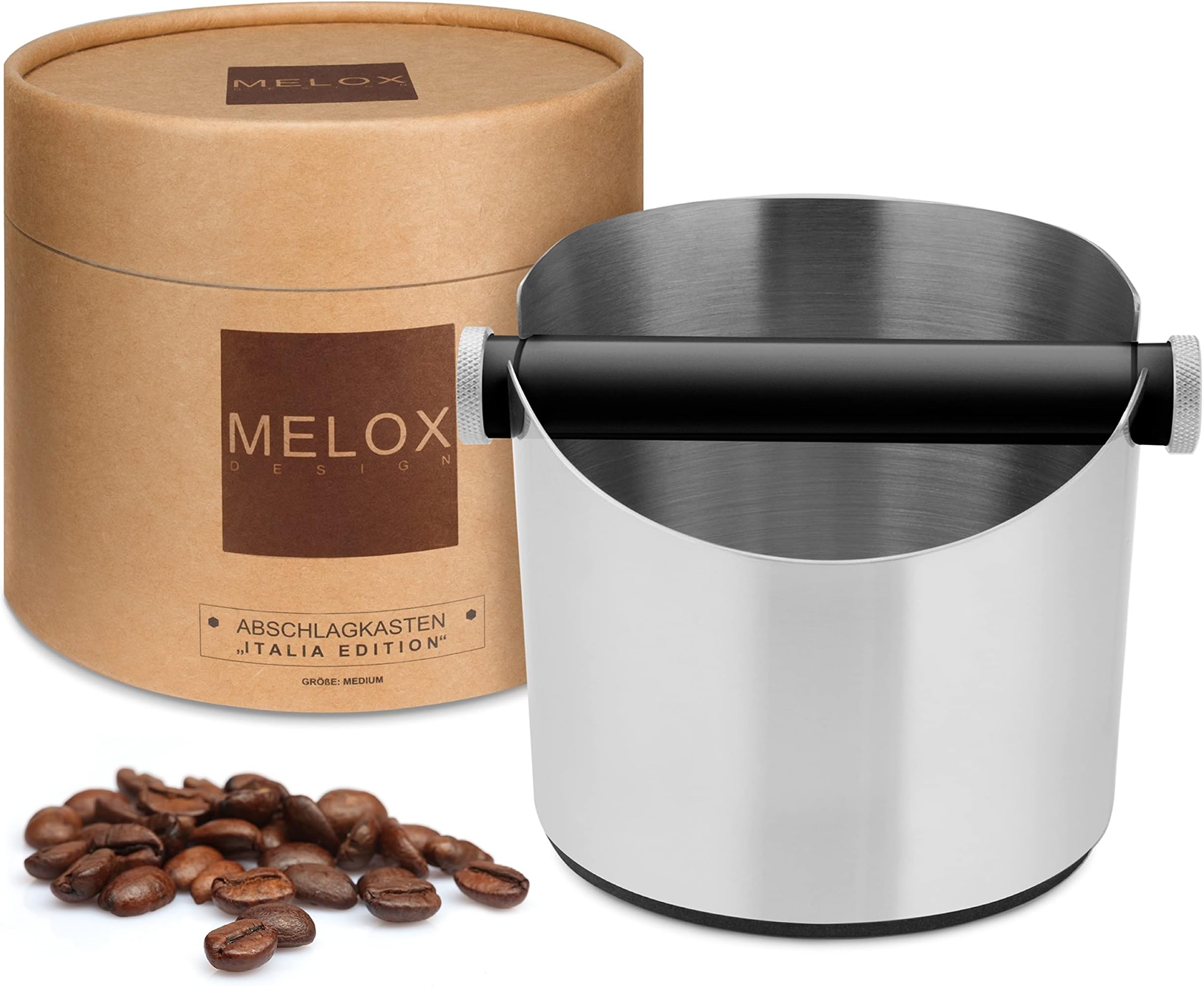 Lambda Coffee Espresso Abklopfbehälter für Siebträger aus Akazienholz I 100% Nachhaltiger ...