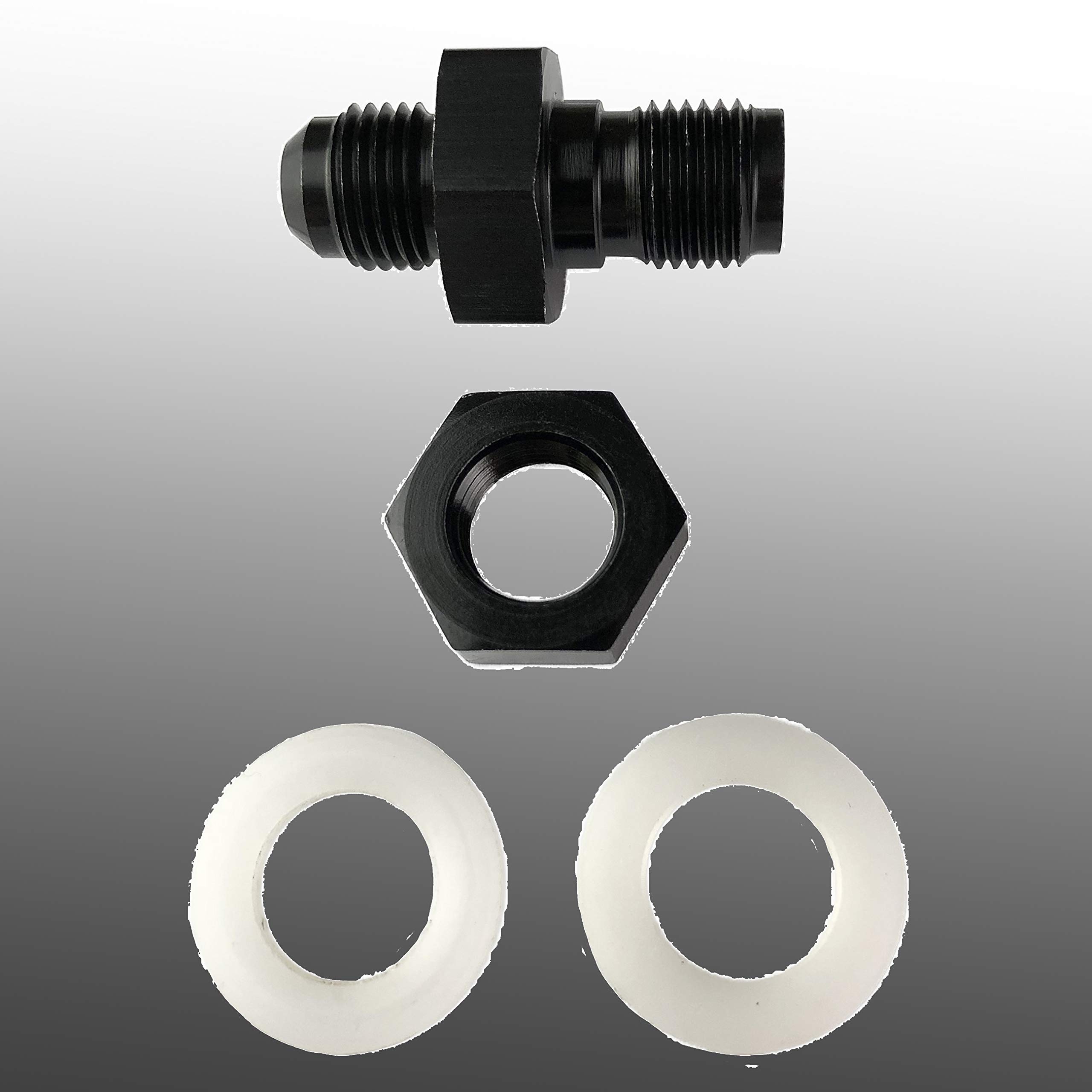 Snapklik.com : 12AN Fuel Cell Bulkhead Fitting Adapter Aluminum AN12 ...