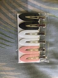 Amazon.com : 6 Pieces No Bend Hair Clips, No Crease Hair Clip for ...