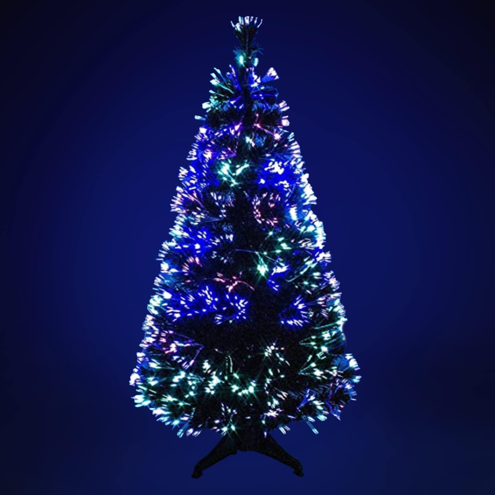 New Christmas Tree X-Mas Tree Fiber Optic Color Changing Multi Colour ...