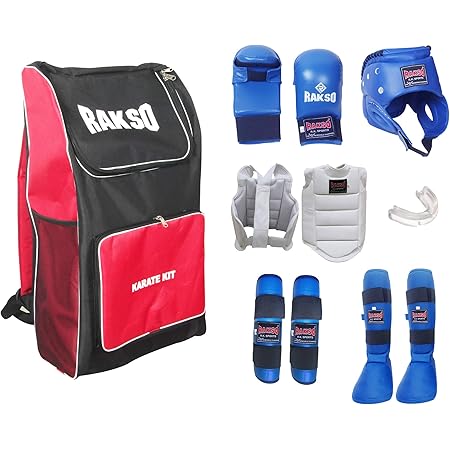 Rakso Karate Kit (7Pieces) (RED, Large) : Amazon.in: Sports, Fitness ...