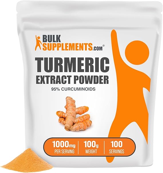 Amazon.com: BulkSupplements.com Turmeric Extract Powder - Turmeric Root ...