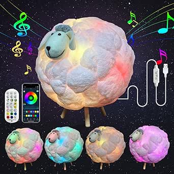 Amazon.com: 3D Big Sheep lightning Light Kit Music Sync Warm White ...
