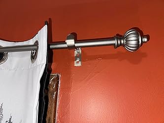 Amazon.com: Ivilon Short Projection Brackets for Curtain Rods - for 1 ...
