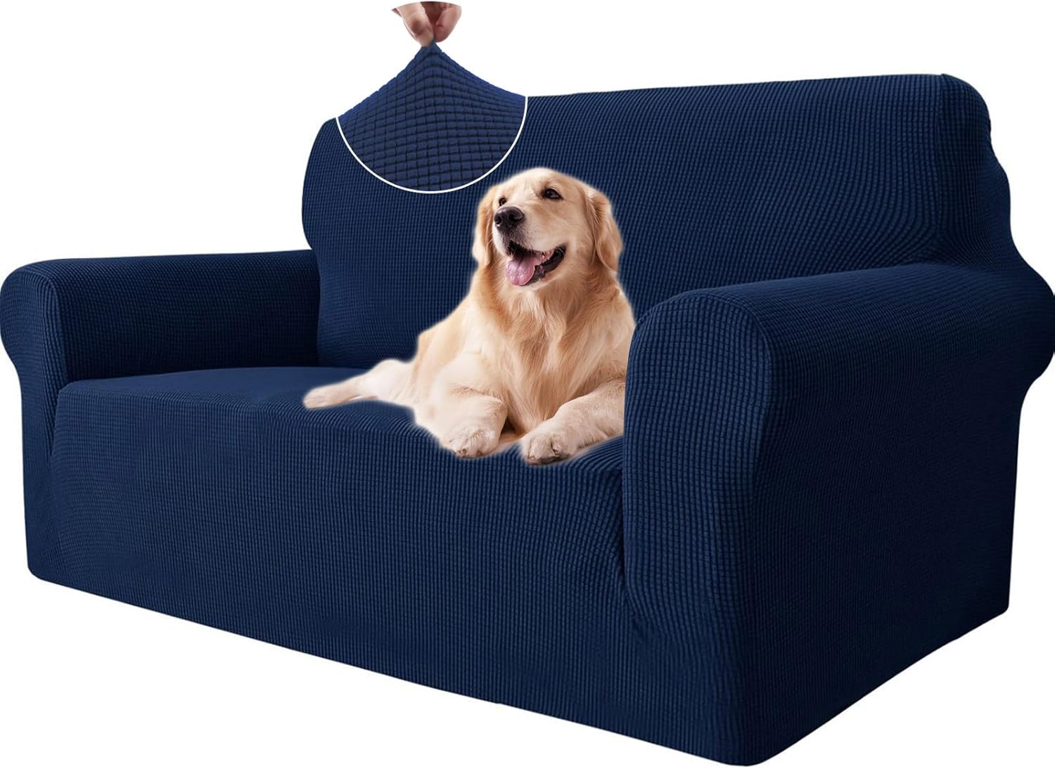 Ystyle Housse Canapé 2 Places avec Accoudoirs, Housse Canape Extensible ...