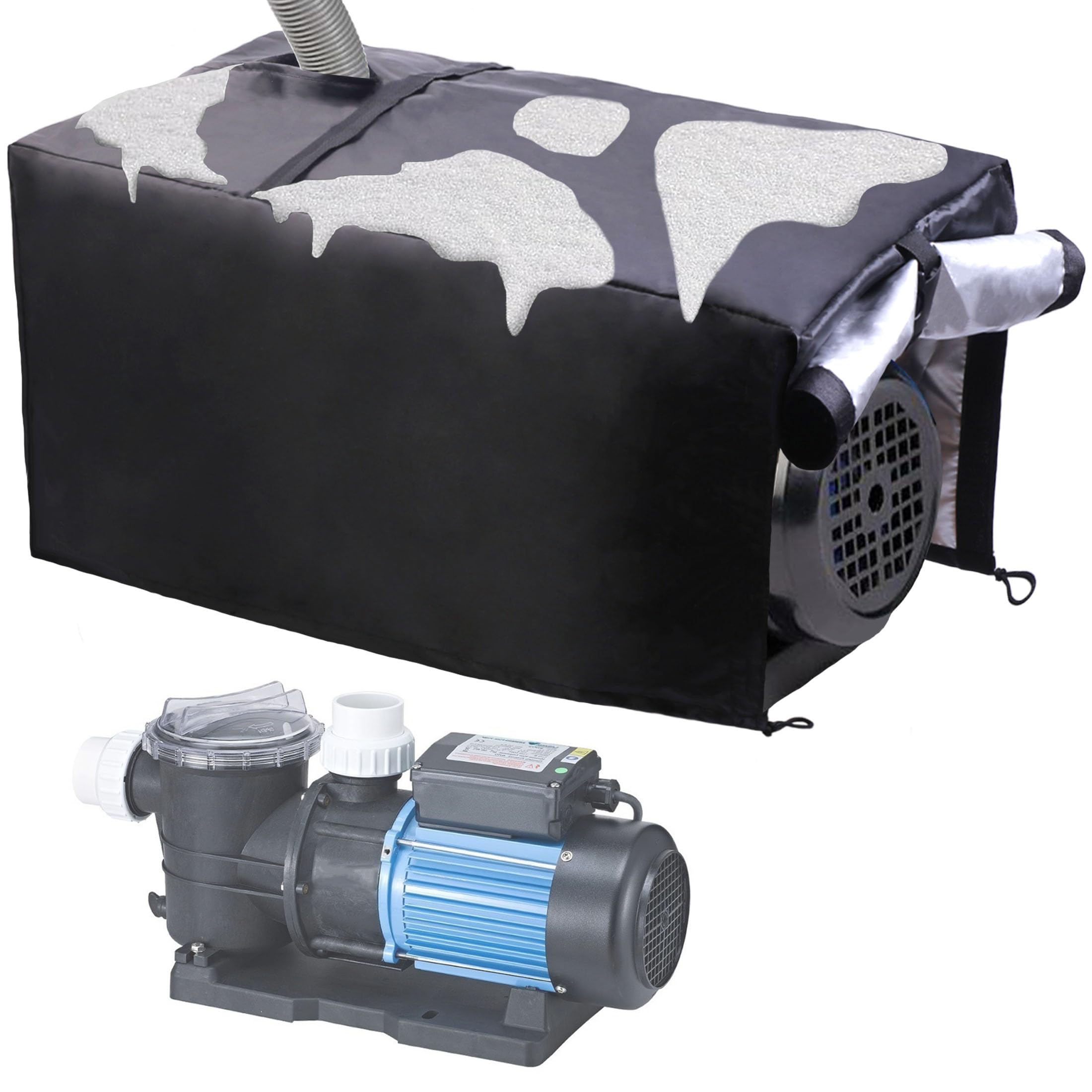 Amazon.com : SiKiWagz Universal Pool Pump Cover for Outside Units ...