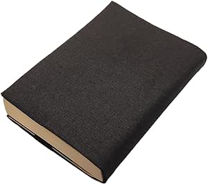 Amazon.co.jp: Japanese Traditional Colors Cotton Book Cover, Sumi A6 ...