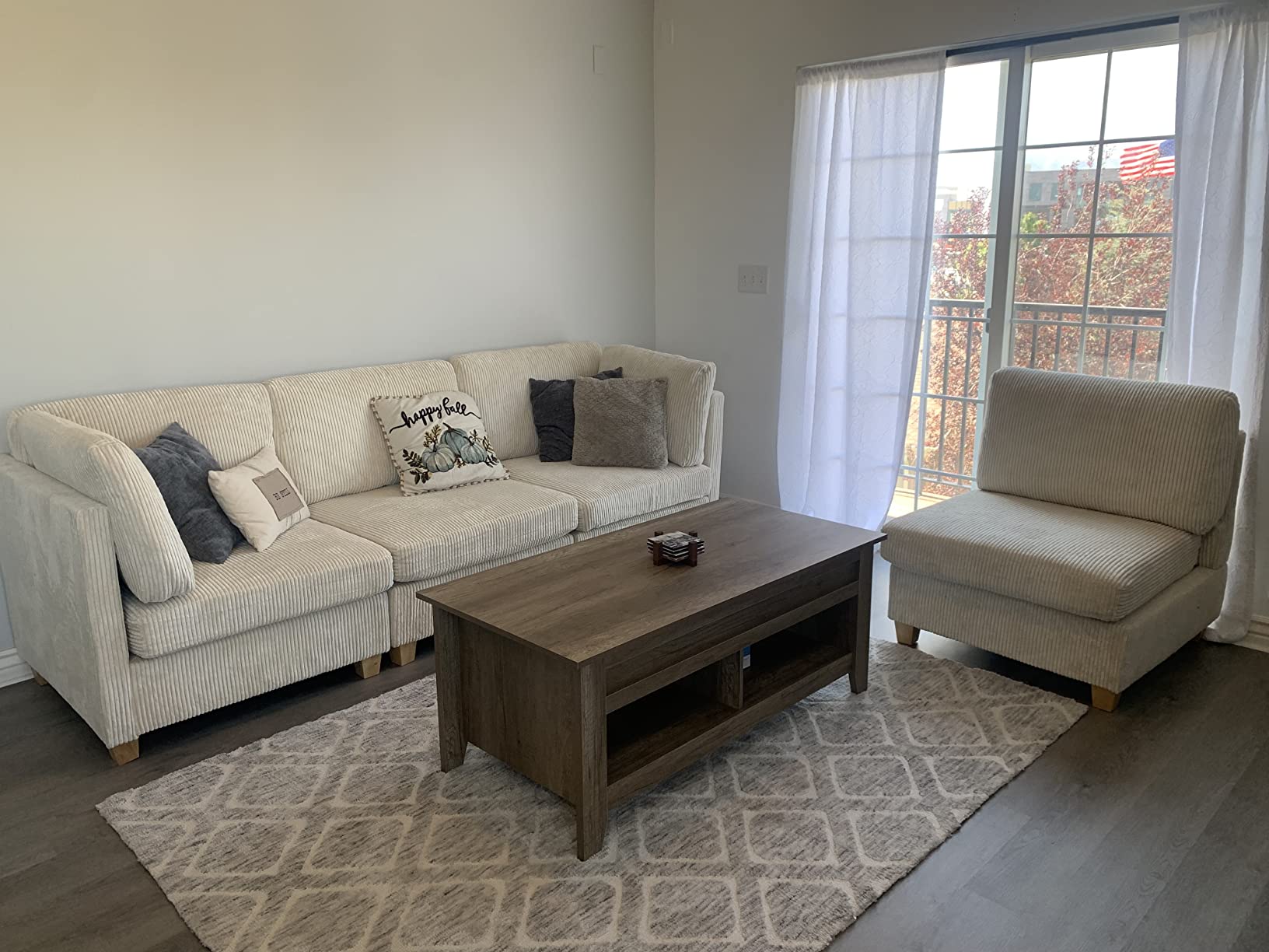 $11/mo - Finance RARZOE Contemporary PU Chesterfield Chairs ...