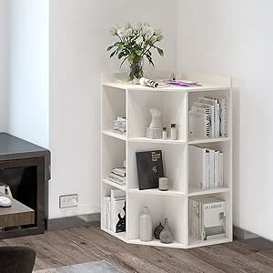 Amazon.com: BURENMTO Corner Cube Storage with USB Port Wireless ...