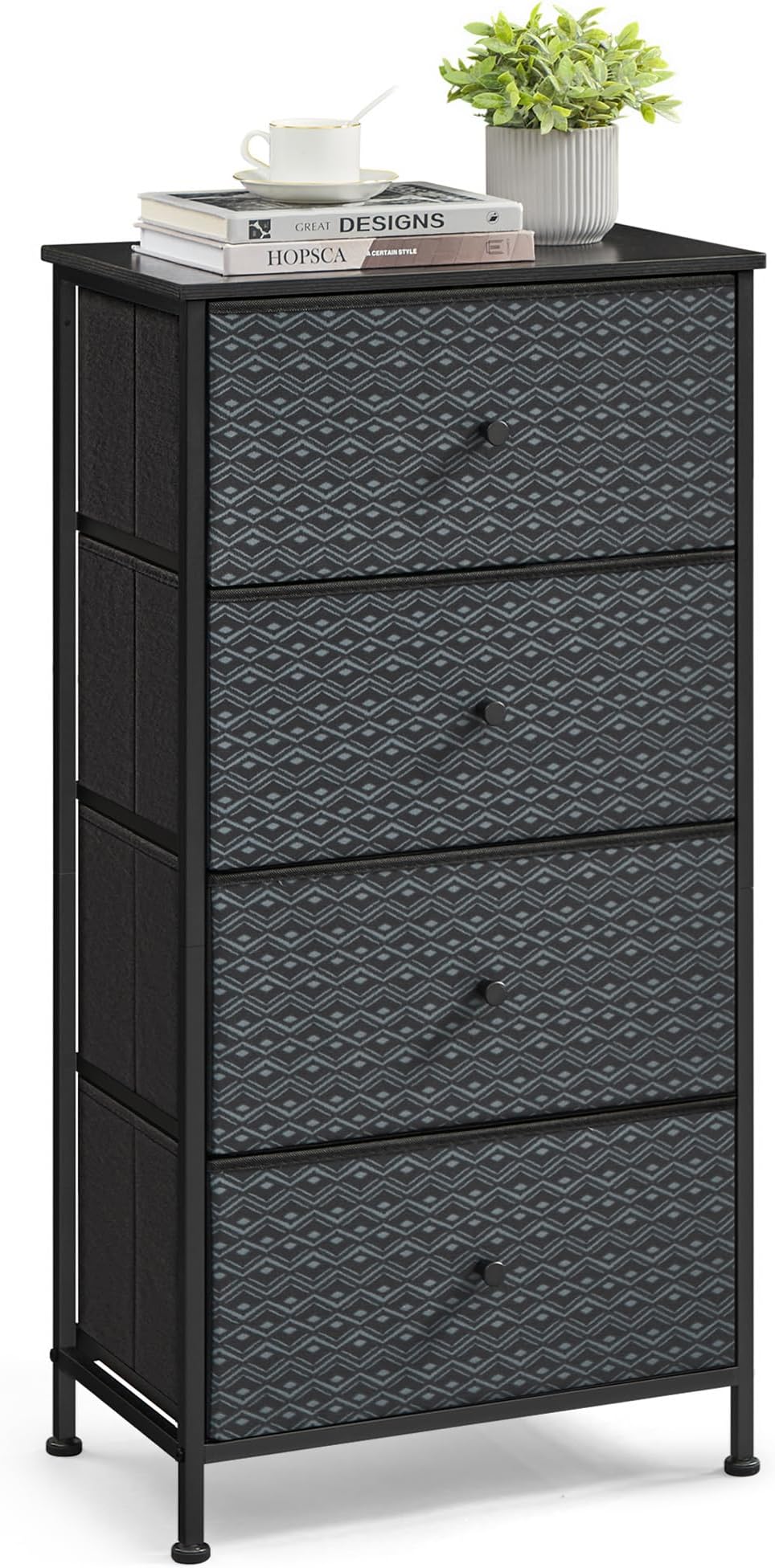 Amazon.com: SONGMICS Dresser for Bedroom, Chest of Drawers, Closet ...