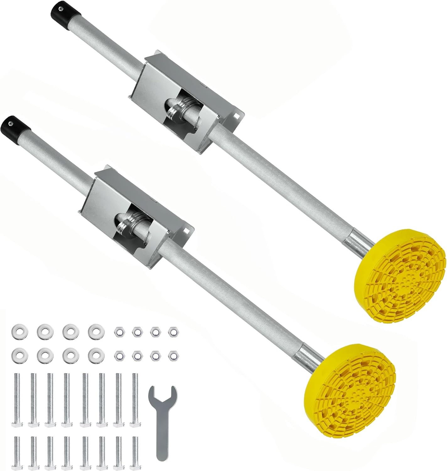 Ladder Stabilizer,Ladder Leveler Pair with Anti-Slip Rubber Feet ...