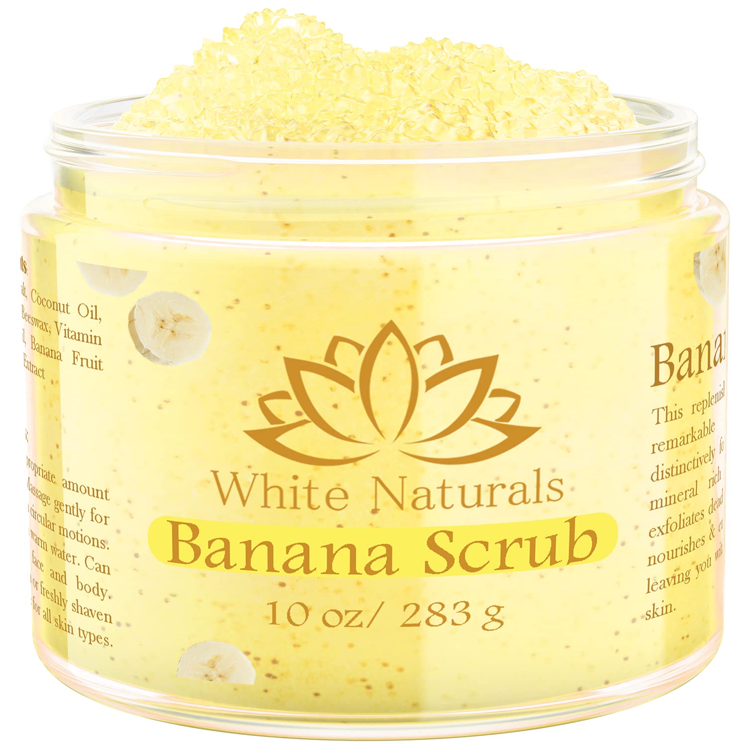 Amazon.com : Organic Banana Body Scrub, Moisturizing and Exfoliating ...