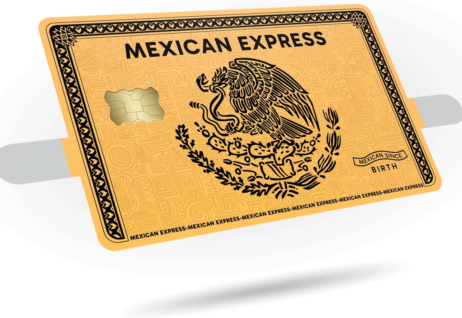 KCD Mexican Express Credit Debit Card Skin - Gold or Silver Eagle ...