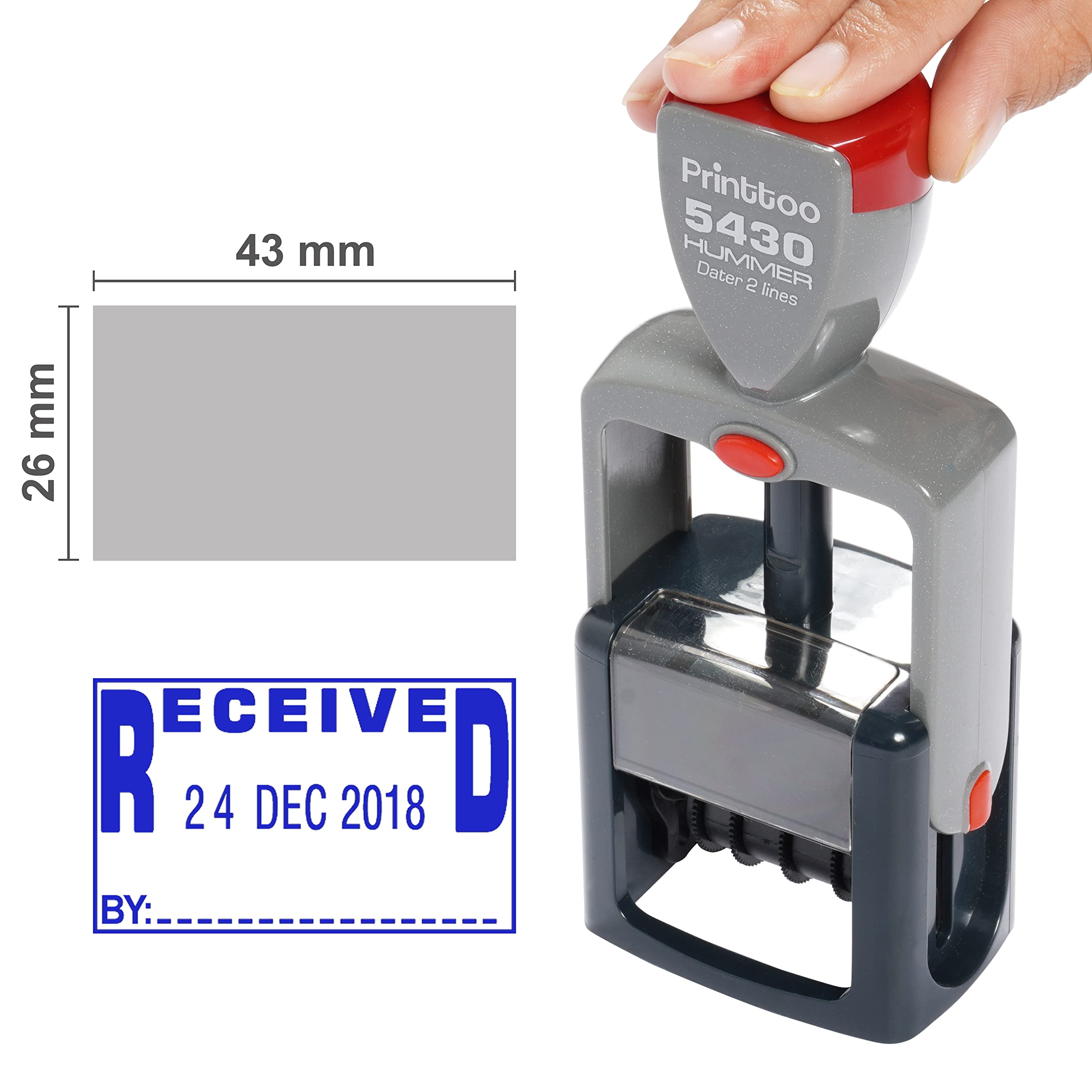 Reviewed Stock Message Stamp Rubber Stamp Champ