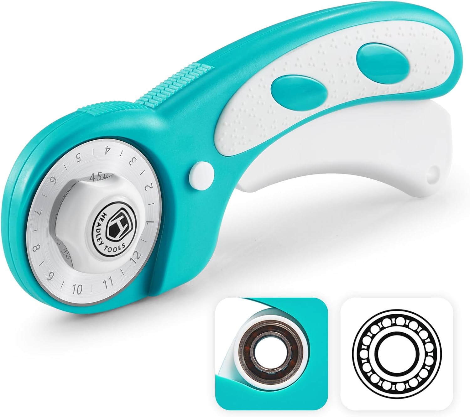 Amazon.com: Headley Tools Upgraded 45mm Rotary Cutter with Bearing ...