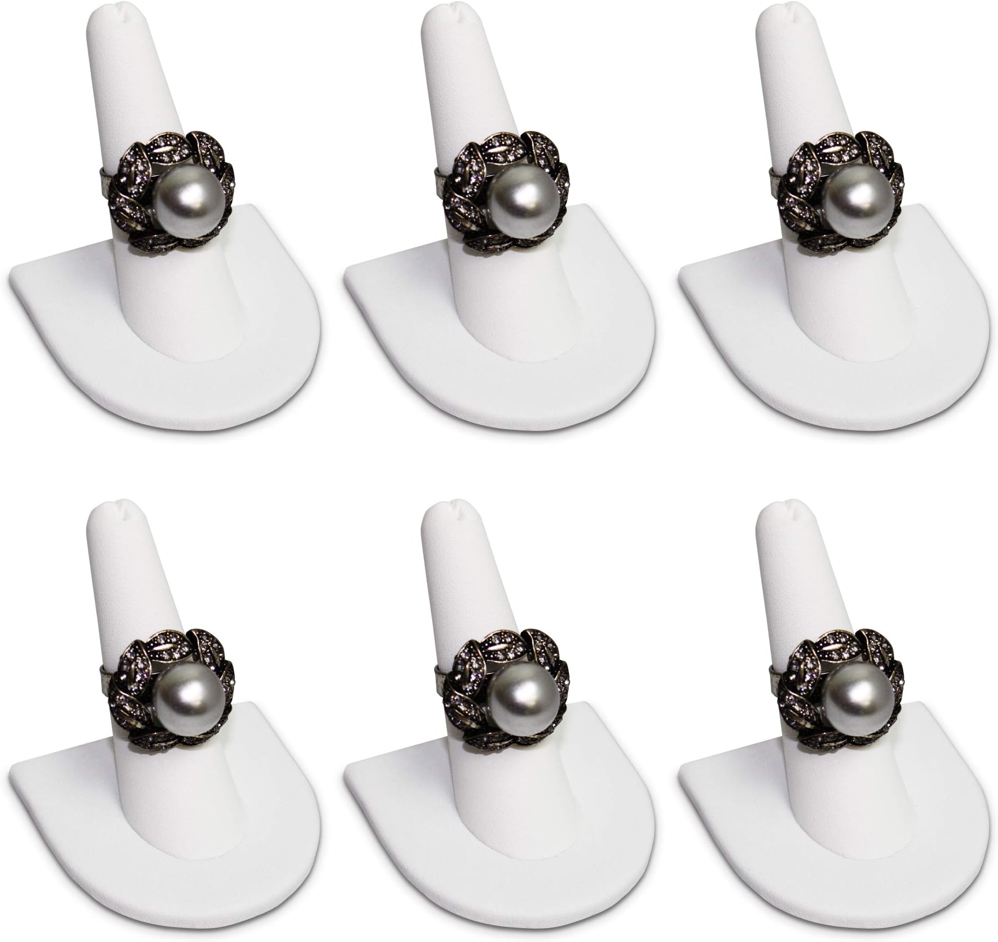 Amazon.com: MOOCA Jewelry Ring Stand Holder Display Set, Ring Holders ...