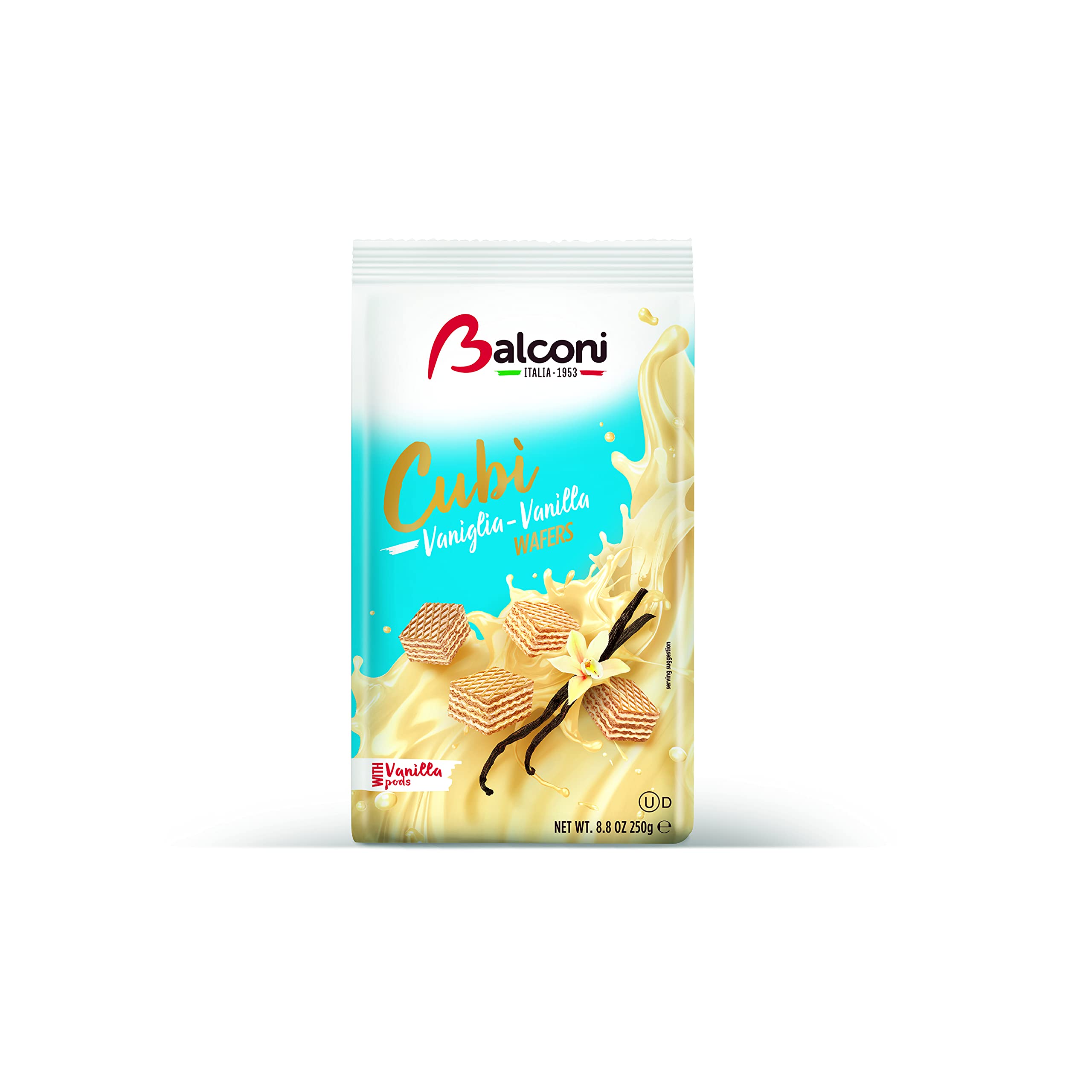 BALCONI Wafers Cubi Vanilla : Amazon.ca: Grocery & Gourmet Food