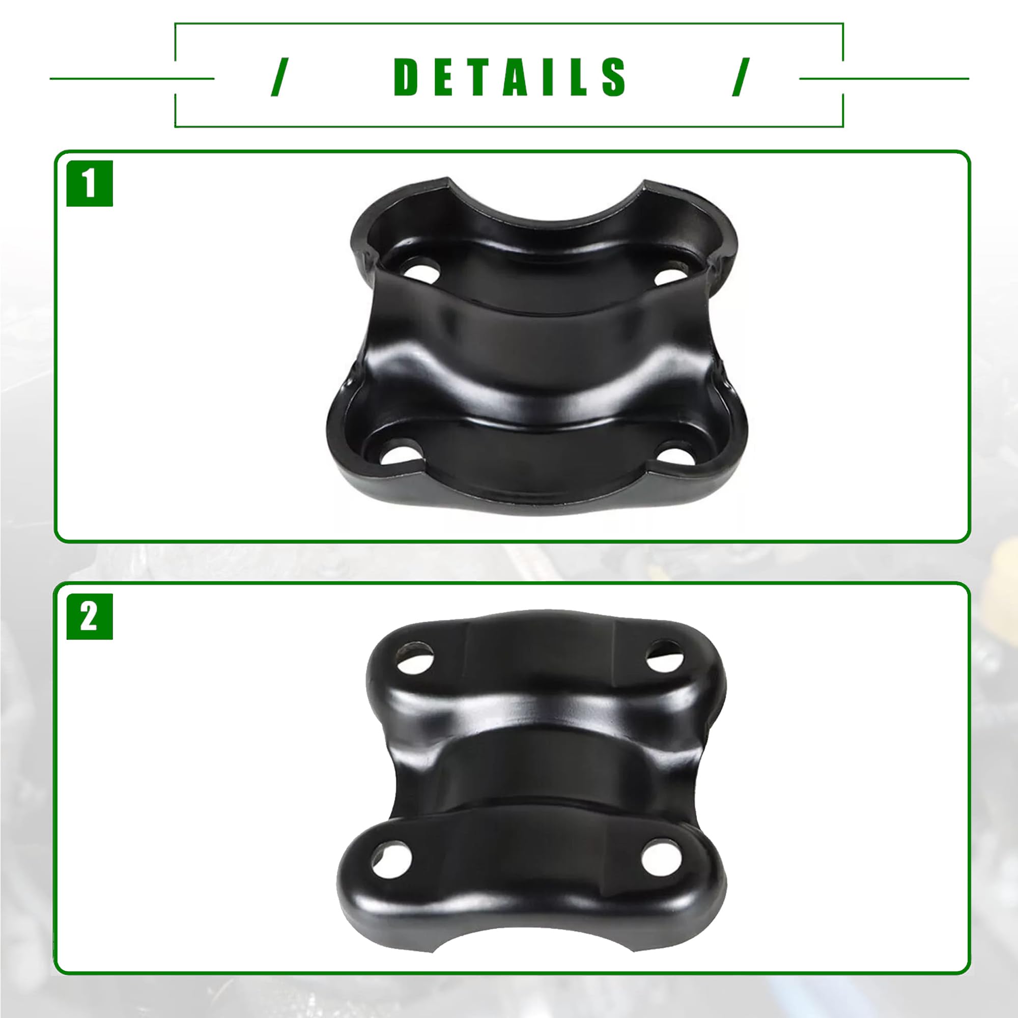 Leaf Spring Mount Plate 52038458 PartsFlow Rear Leaf Spring U-Bolt ...