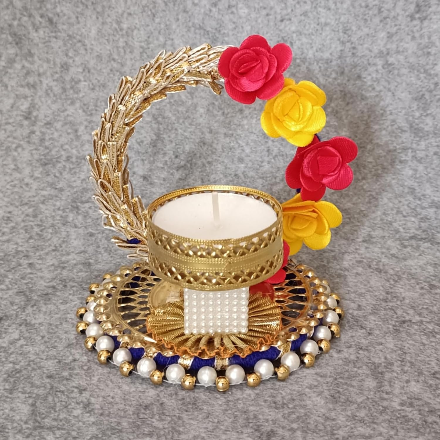 Buy Vibhushita (Pack of 2) Designer Artificial Flower Decorative ...