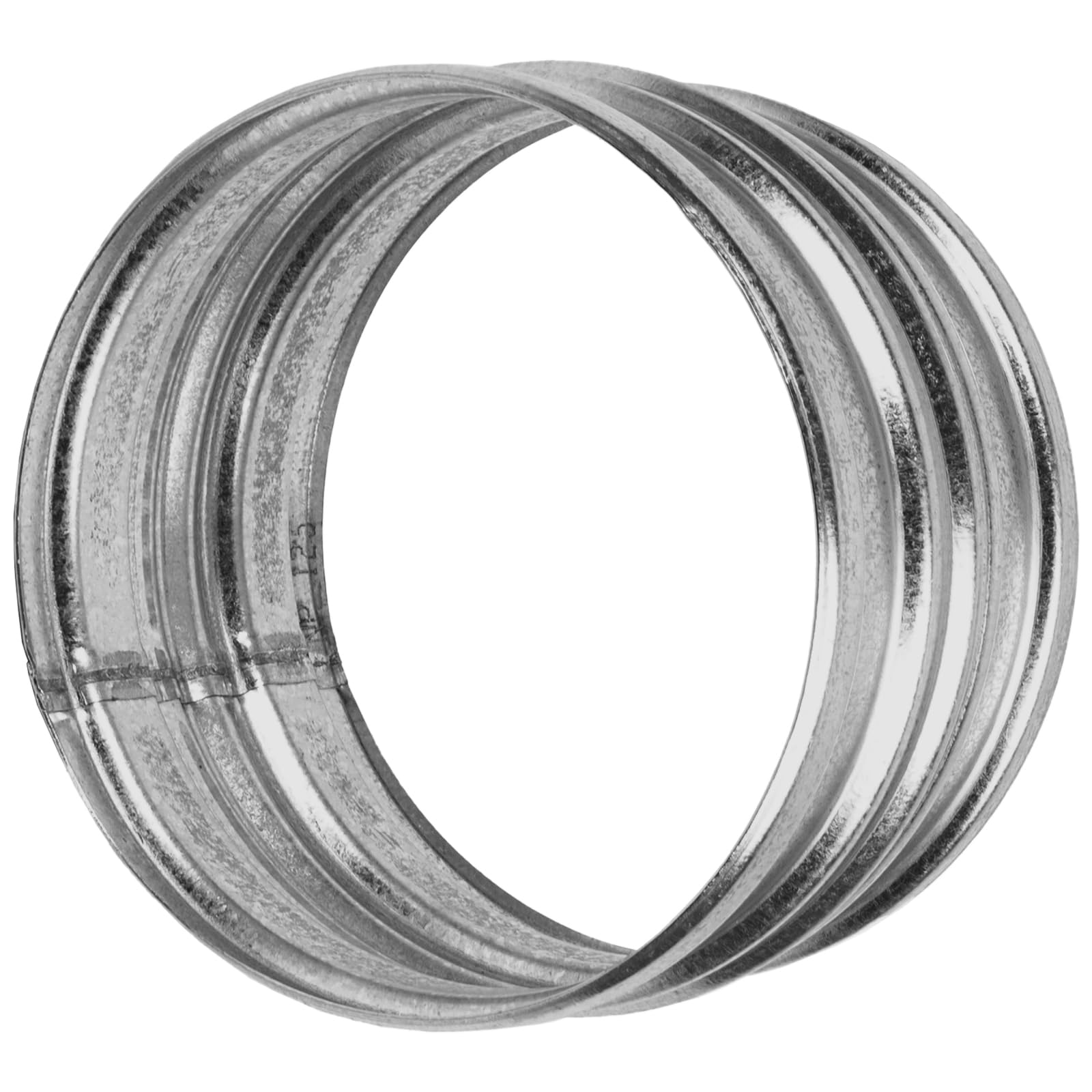 HVAC OV Galvanized Steel Duct Coupling - 5" Inch Fit - Round ...