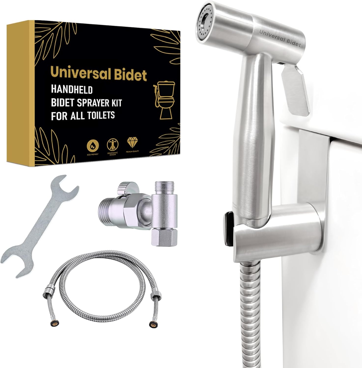 Amazon.com: Universal Bidet - Handheld bidet sprayer kit | Cloth diaper ...