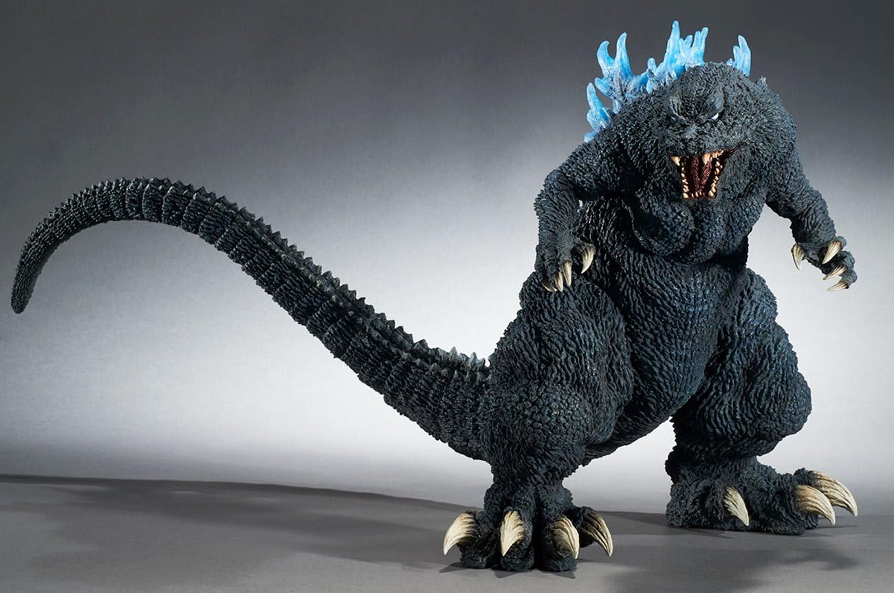 Gigantic Series Godzilla (2001) GMK Blue Dorsal Fin Emission Image Ver ...