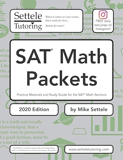 SAT Math Packets (2020 Edition): Practice Materials and Study Guide for ...