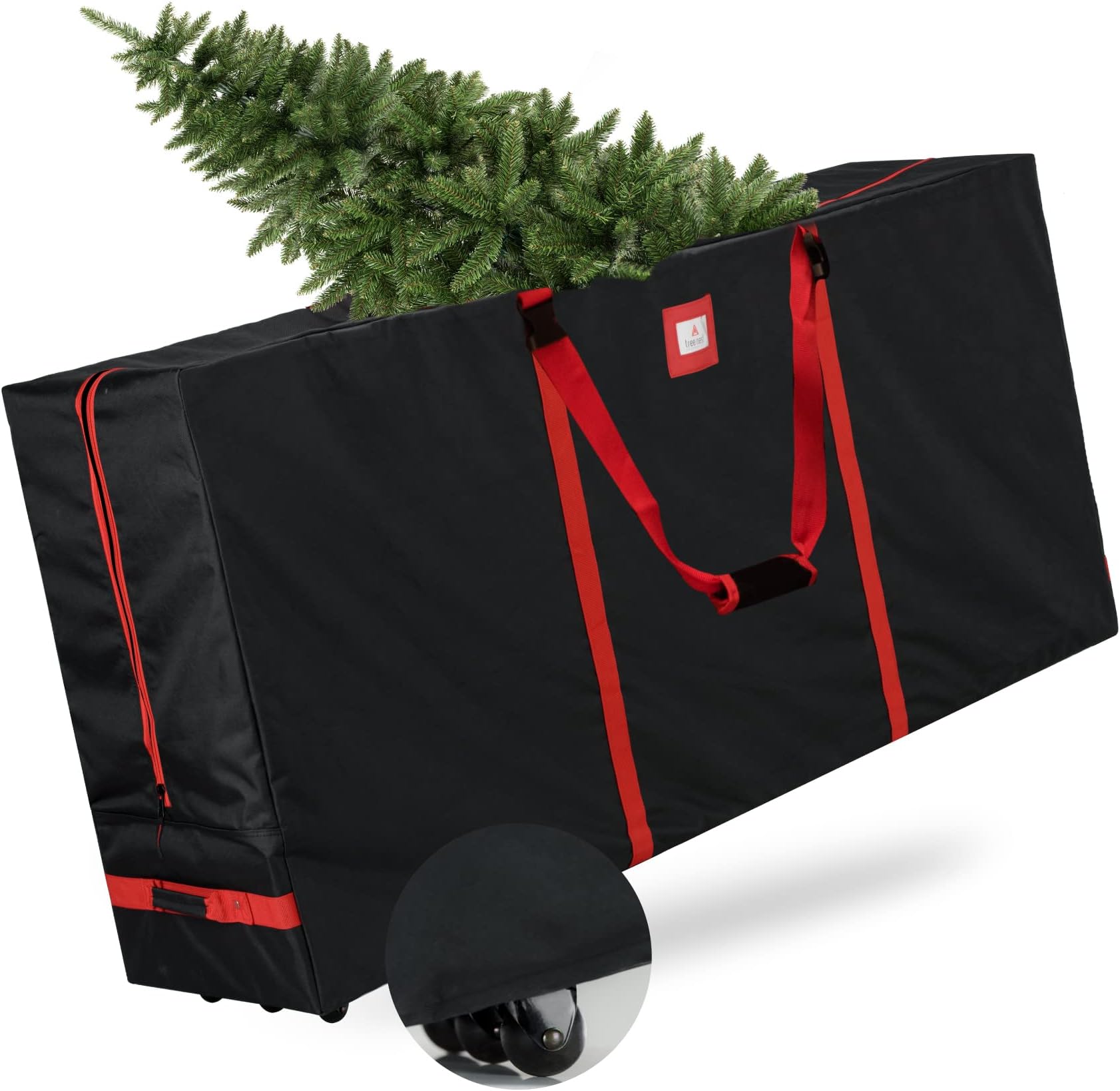 Amazon.com: Zober Christmas Tree Storage Bag 9 Ft - Rolling Christmas ...
