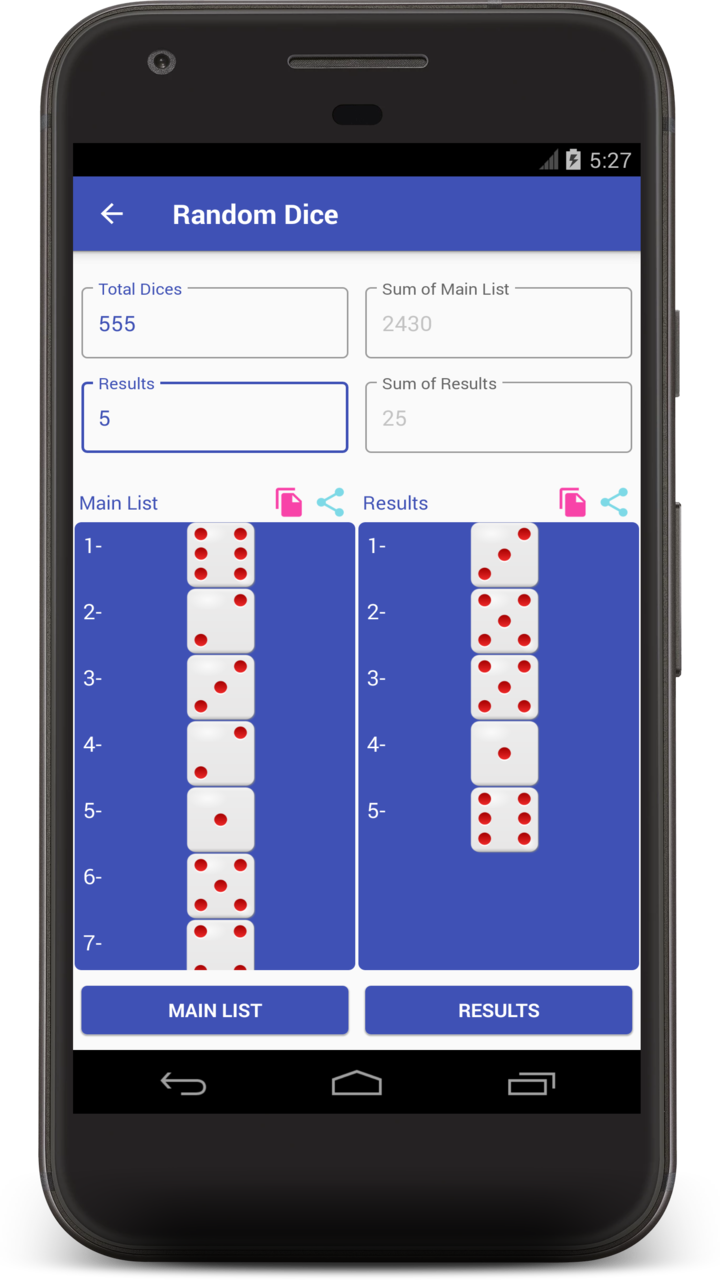 Random number generator - App on Amazon Appstore