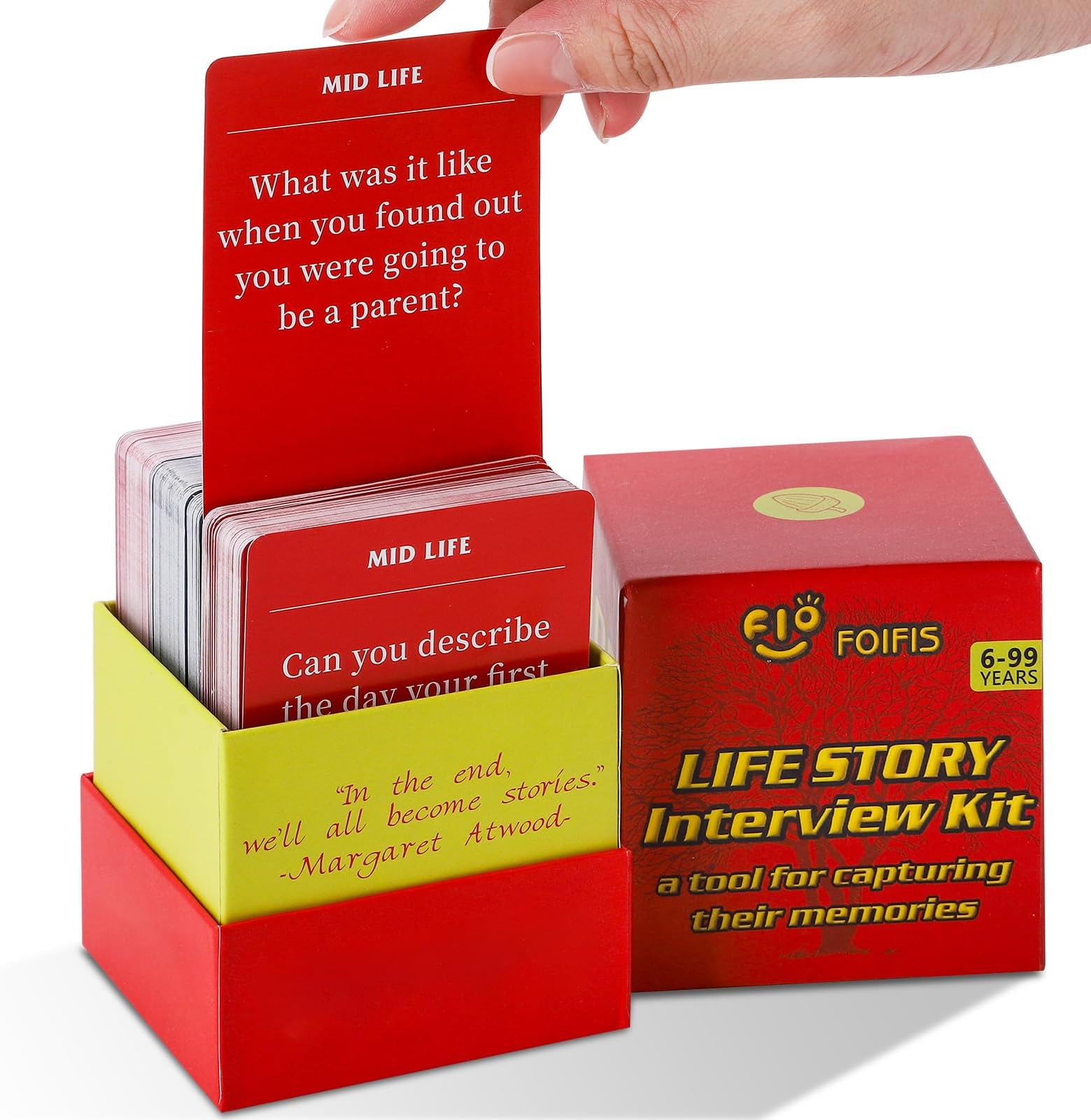 Amazon.com: DyKay 150 Life Story Interview Kit Cards - Life Story ...
