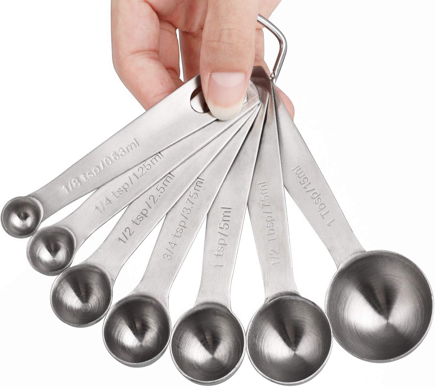 Amazon.com: Measuring Cups Set Measuring Spoons Set, Nesting Measure ...