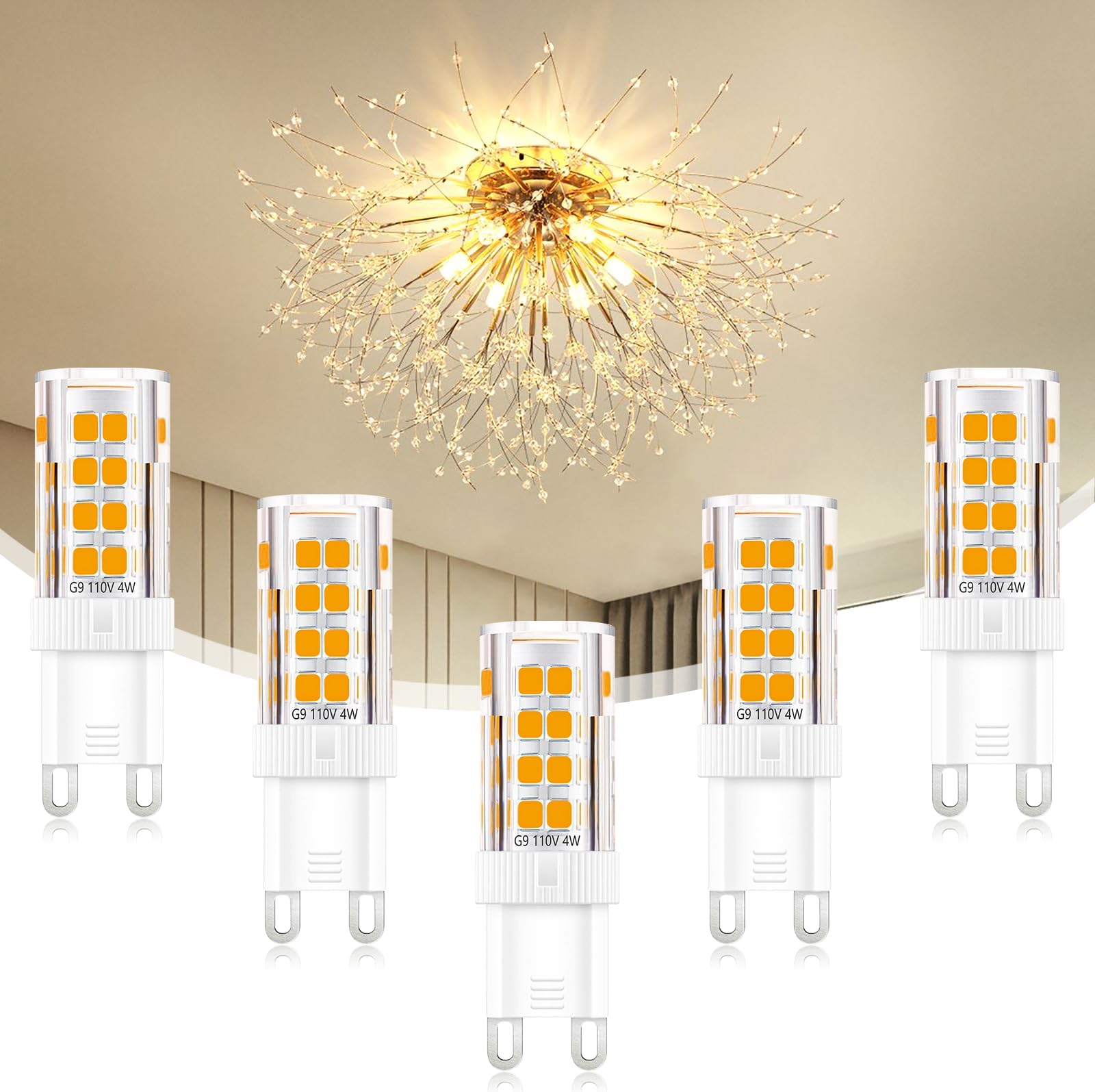 JUNSHI G9 LED Bulb Dimmable 3.5W,25W 30W 35W G9 Halogen Bulbs ...