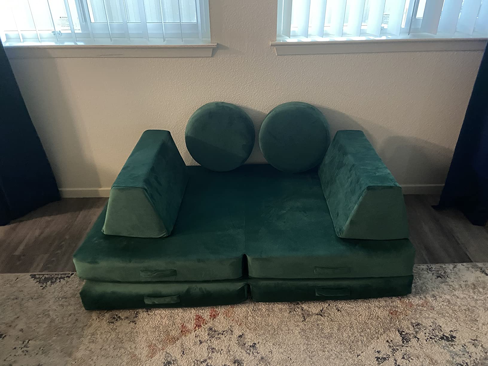 $30/mo - Finance MeMoreCool Nugget Couch Kids Fort Modular Kids Couch ...