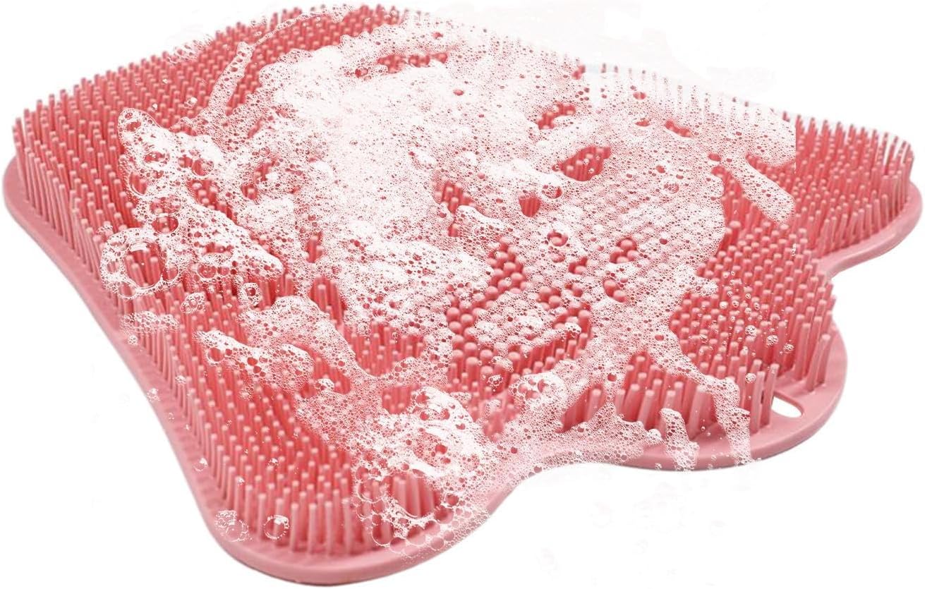 Foot Scrubber Mat | Silicone Shower Foot Scrubber Mat - Suction Cup Non ...