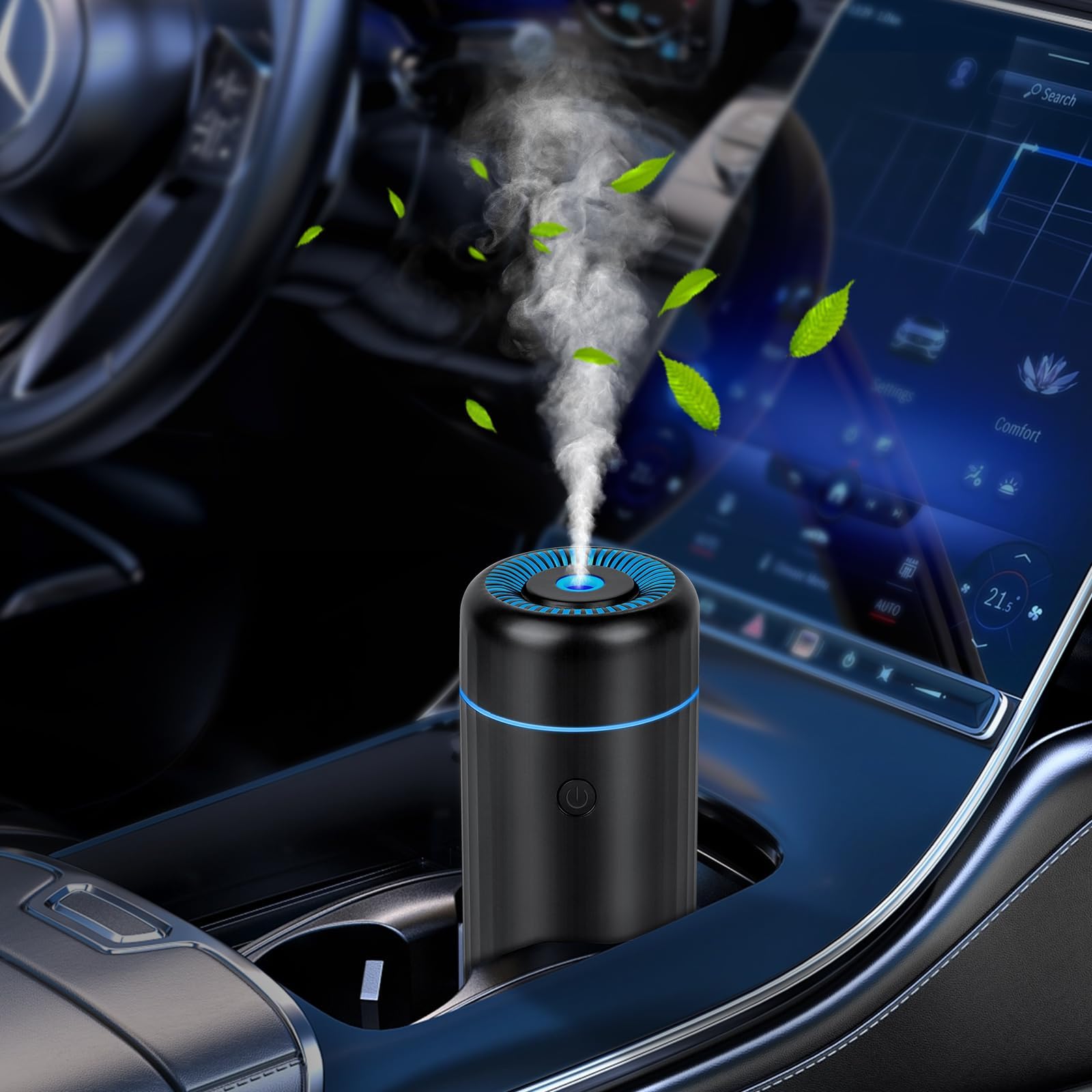 HIULLEN Auto-Lufterfrischer, USB Essential Oil Diffuser, Aroma Diffuser ...