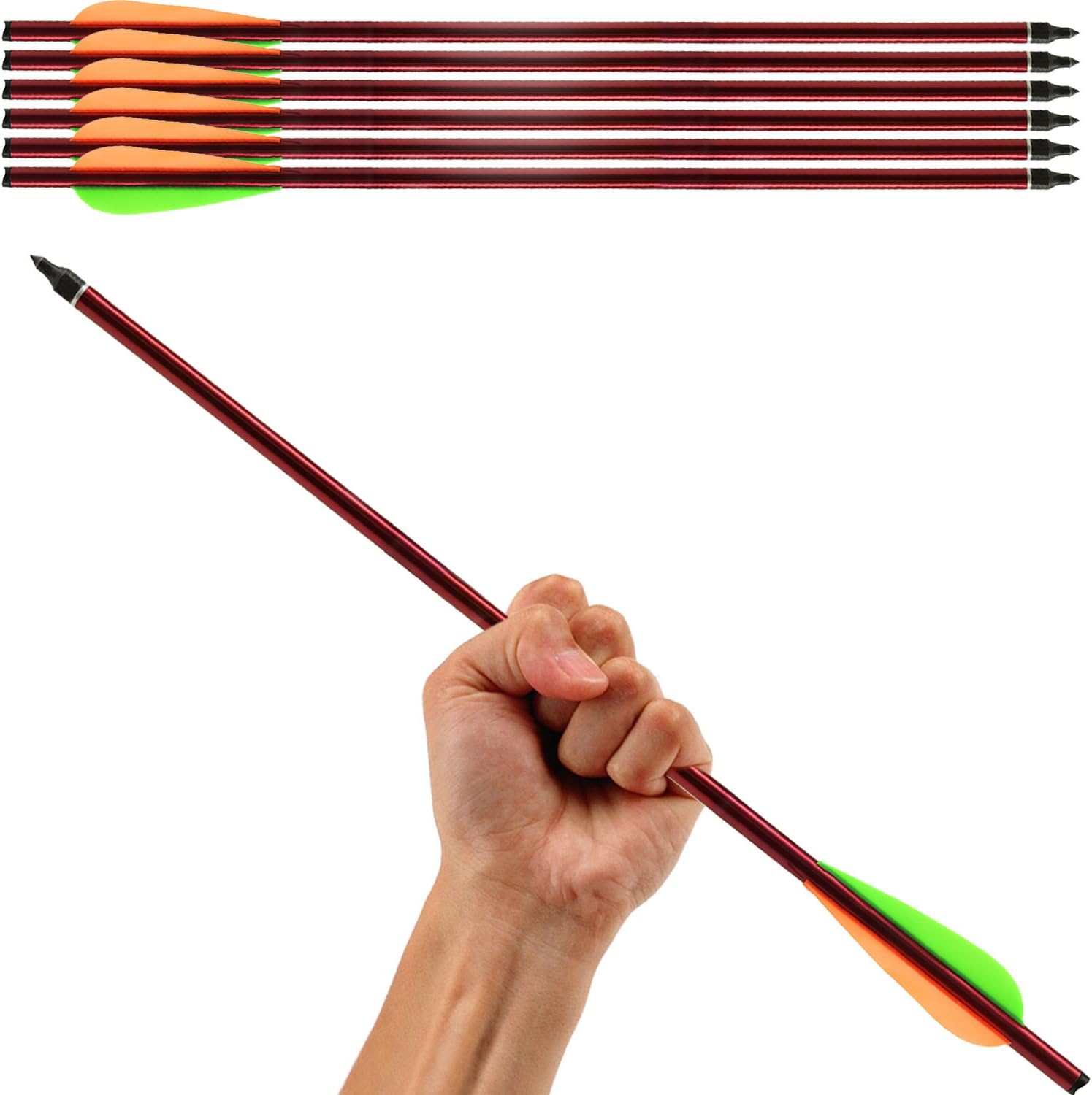 Amazon.com : Aluminum Arrows Crossbow Arrows Hunting Survival : Sports ...