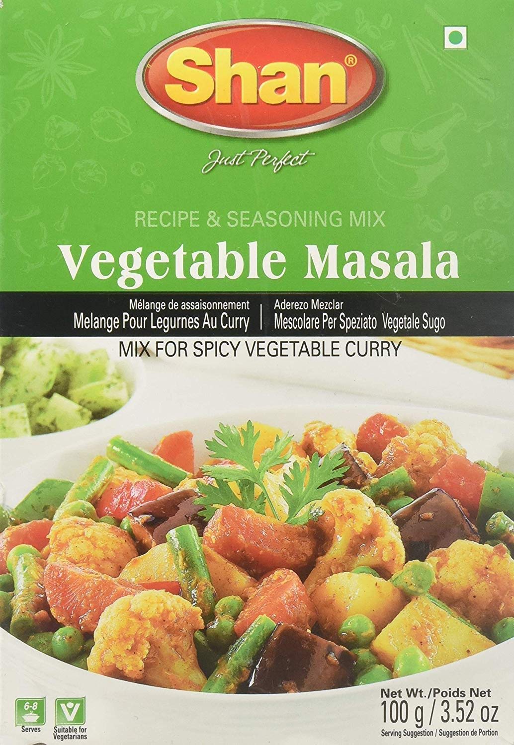 Amazon.com : Shan Vegetable Masala Mix - 100g - (pack of 3) : Grocery ...