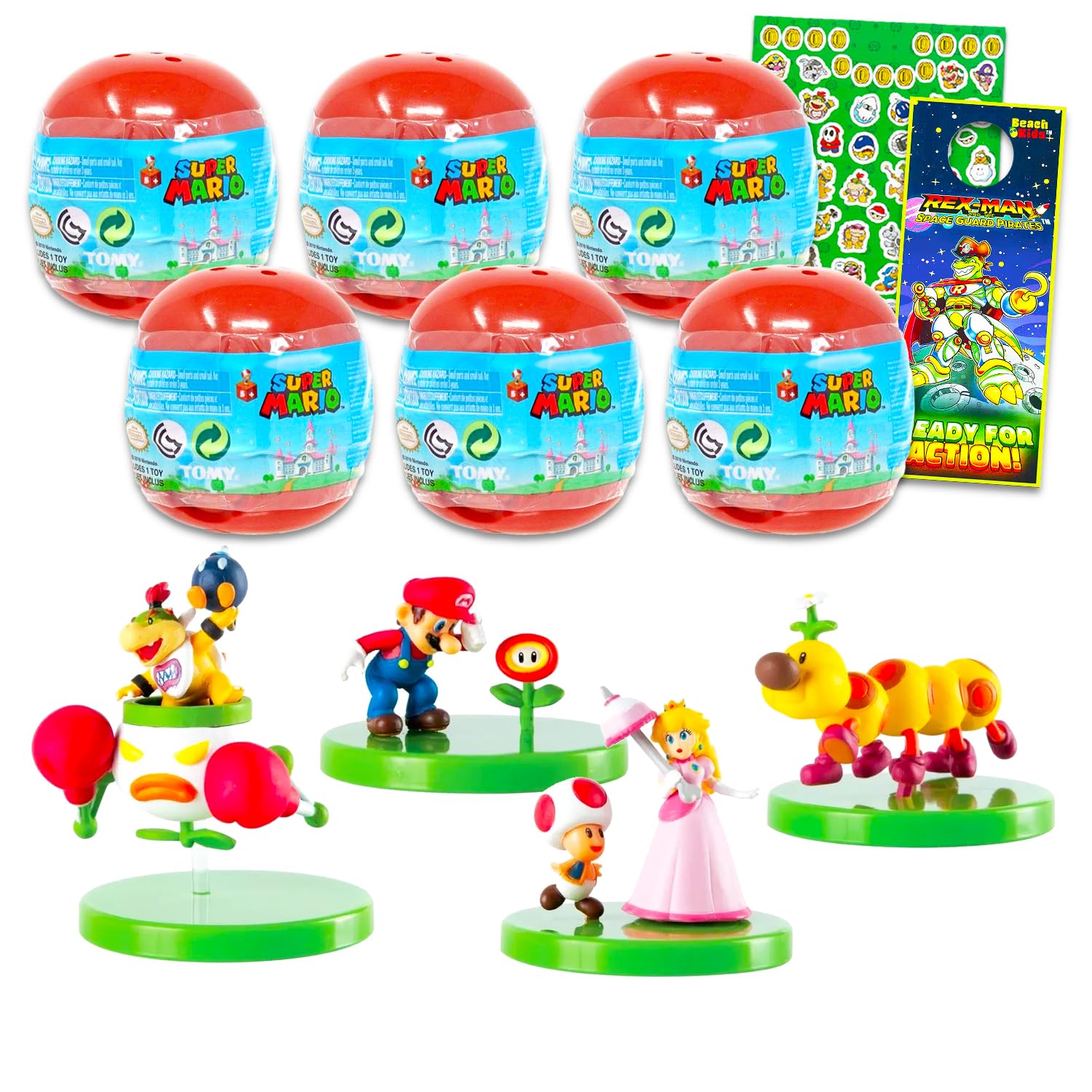 Amazon.com: Super Mario Party Favors Set for Kids - Bundle with 6 Super ...