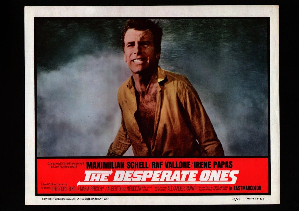 Amazon.com: MOVIE POSTER: THE DESPERATE ONES-1968-NICE-LOBBY CARD VF ...