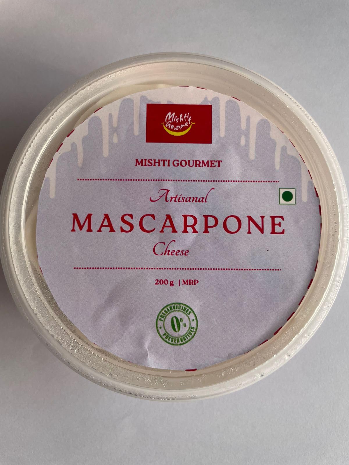MISHTI GOURMET ARTSANAL MASCARPORNE CHEESE 200G : Amazon.in: Grocery ...