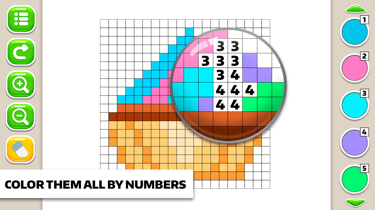 Coloring Numbers - Pixel Art Creating - App on Amazon Appstore