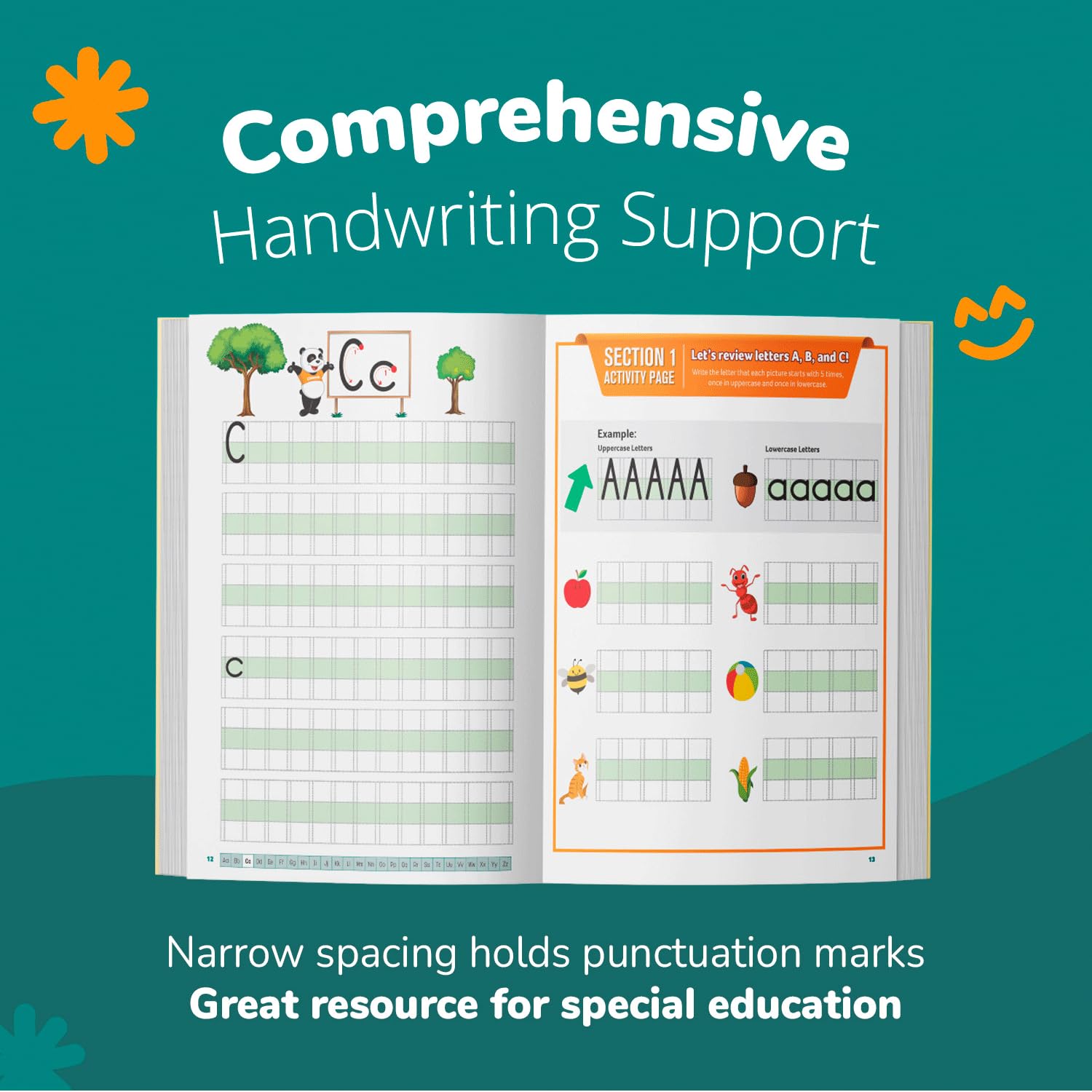 Snapklik.com : Channies Alphabet Tracing & Kids Writing Pad, Practice ...