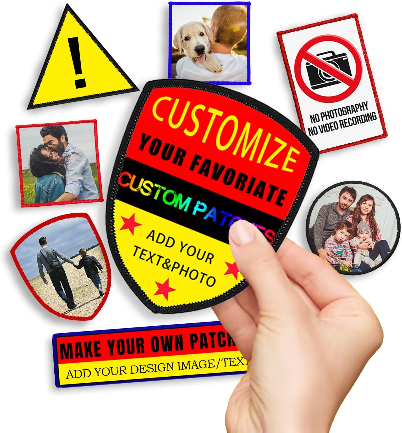 Amazon.com: Custom Tactical Name Patches, Backed with Hook and Loop for ...