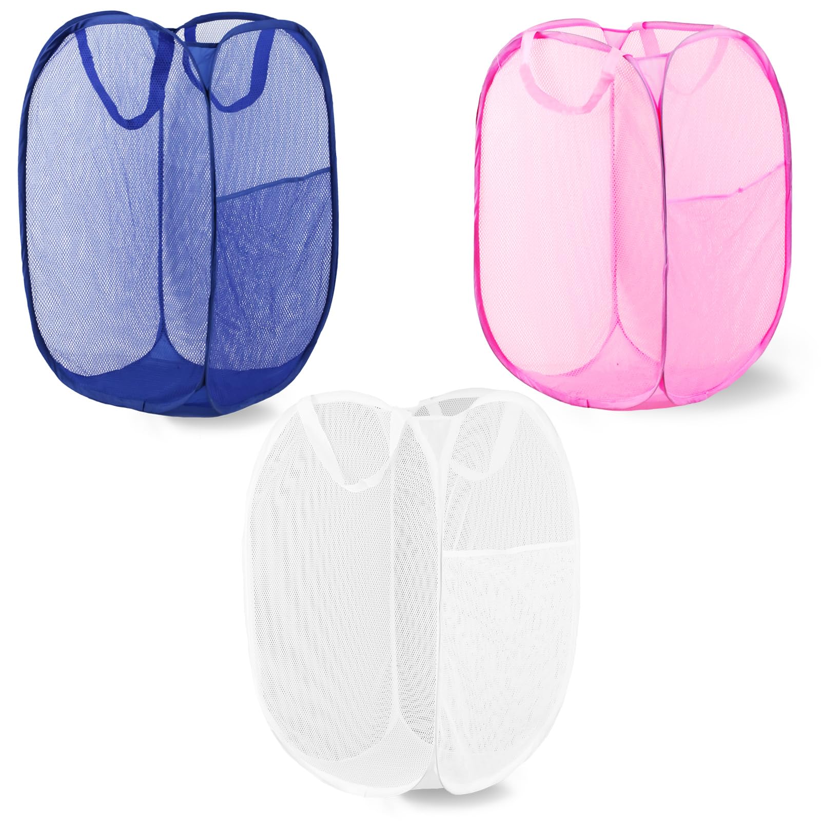 Amazon.com: LXLOVESM Pop Up Hamper, Mesh Popup Laundry Hamper, Clothes ...