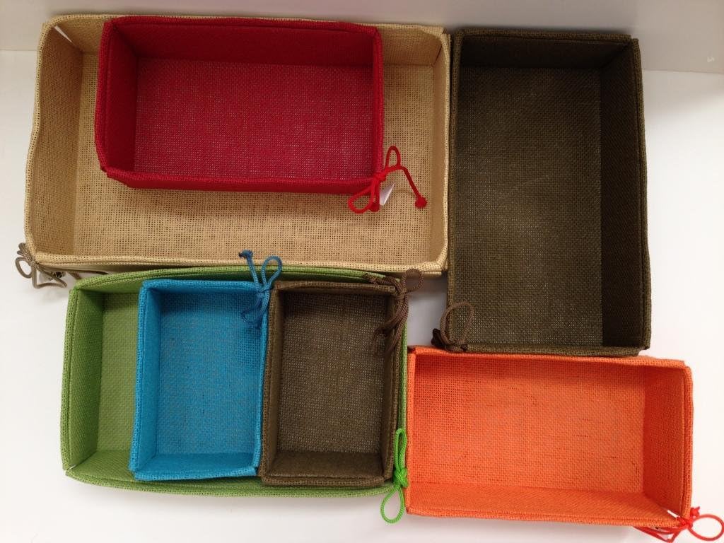 Amazon.com : Recycled Paper Tray/Basket/Gift/Organizer - RED (Pack of 6 ...