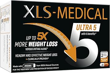 XLS-Medical Ultra 5 Weight Loss Capsules - Reduces Calories Absorbed ...