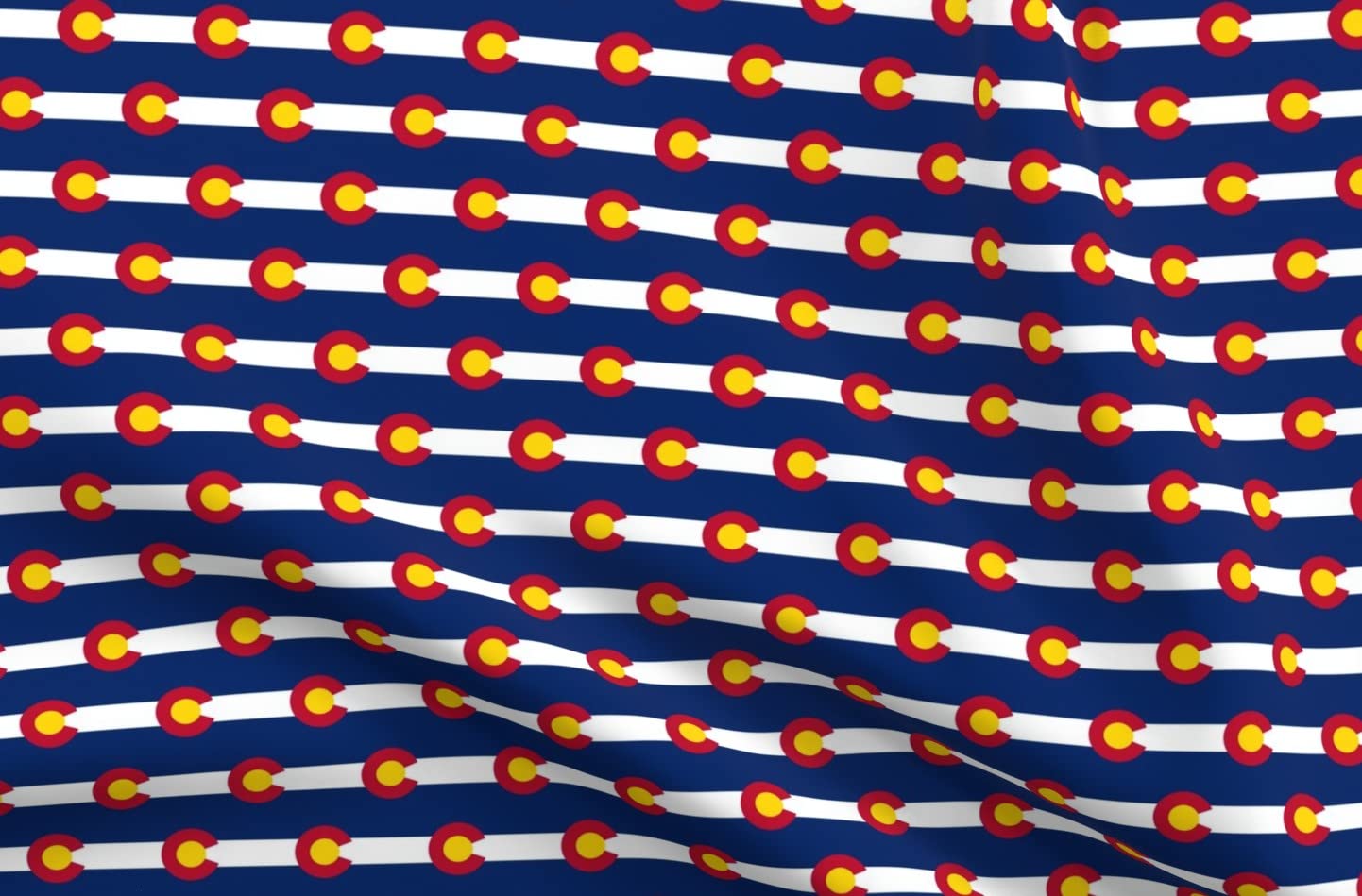 Colorado Flag Fabric